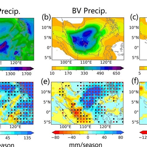Spatial Distributions Of The Total Precipitation Amount Accumulated Download Scientific