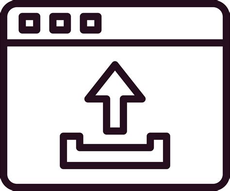 Upload File Vector Icon 19783234 Vector Art At Vecteezy