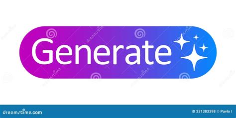 generate ai button generate sign chat with ai artificial intelligence online tool concept