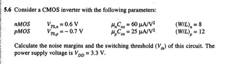 Solved Use The Parameters From Questions 56 To Solve The