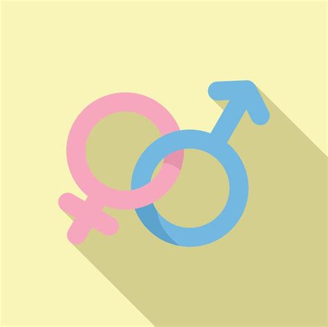 Gender Symbols Intersection On Pastel Background 45405389 Vector Art At Vecteezy