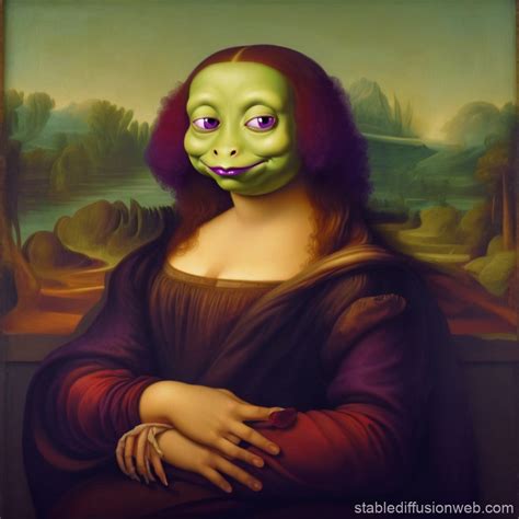 Meme Frog Mona Lisa Stable Diffusion Online