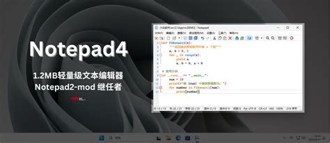 Notepad4 只有 1 14mb，轻量级文本编辑器｜notepad2 Mod 继任者[windows] 小众软件