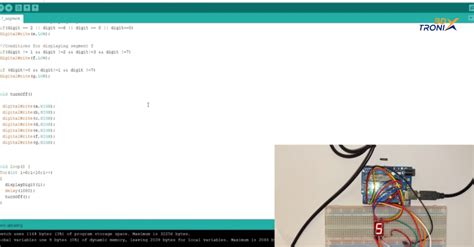7 Segment Dengan Arduino Bdxtronix