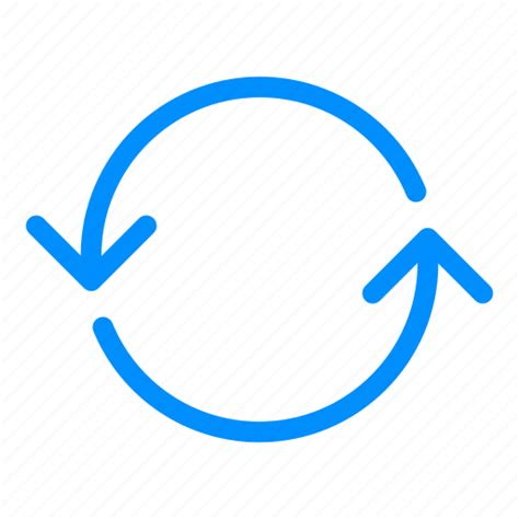 Blue Arrows Refresh Reload Renews Repeat Sync Icon Download On Iconfinder
