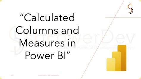 Calculated Columns And Measures In Power Bi Sbpowerdev