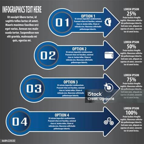 Infographic 다이어그램 프레 젠 테이 션 비즈니스 개념 벡터 일러스트 레이 션 2017년에 대한 스톡 벡터 아트 및 기타 이미지 2017년 3차원 형태 개념