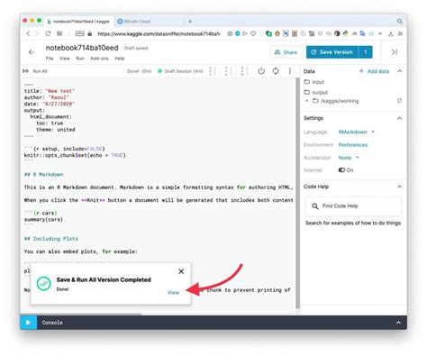Run R Markdown In Kaggle Geeksforgeeks