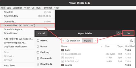 Import A CMake Project Into Visual Studio Code PragmaticLinux