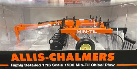 1 16 Allis Chalmers 1500 Min Til Chisel Plow 2024 Orange Spectacular Show Speccast