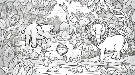 Free Printable Coloring Pages Rainforest