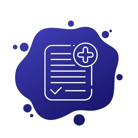 premium vector medical coverage icon line vector