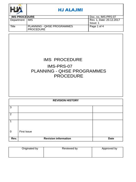 Qhse Programme Audit Planning Guide Pdf Internal Audit Business
