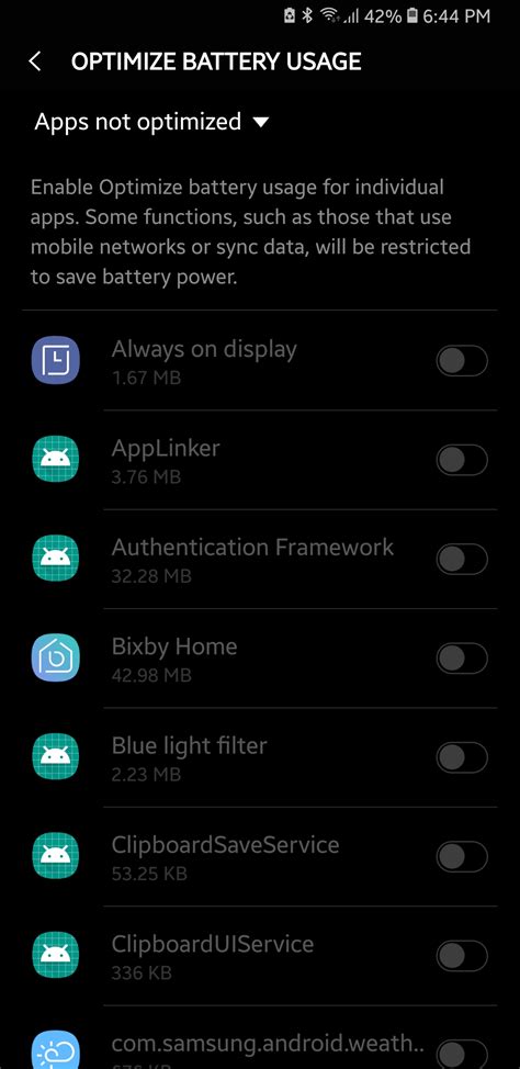 How To Optimize These Apps To Save More Battery Life Rgalaxys8