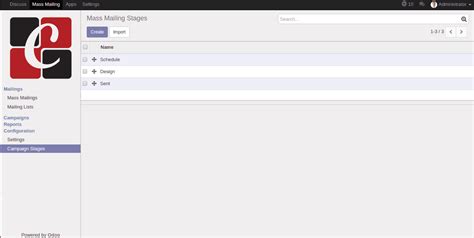 Odoo Mass Mailing