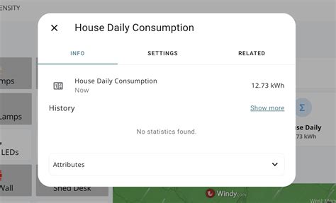 No Statistics Found For Utility Meter In Info Popup Panel Frontend Home Assistant Community