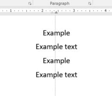 Tab Stops Microsoft Word