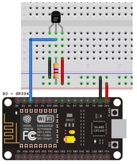 Esp826 Ds18b20 Server Arduino Project Hub