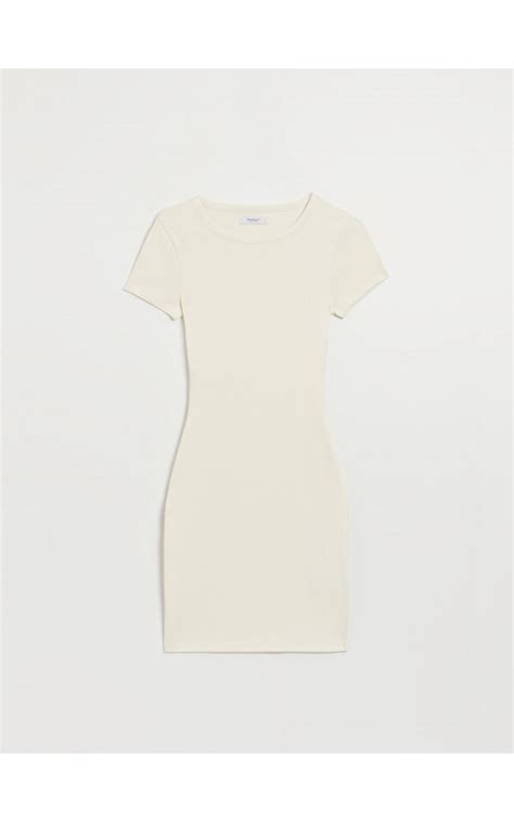 Сукня з коротким рукавом Колір кремовий House 5545u 01x