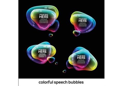 Colorful Bubble Letters Vector Art At Vecteezy