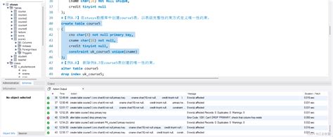 数据库表完整性约束操作示例 Csdn博客