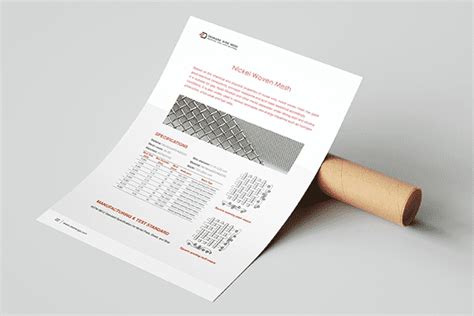 Dashang Stainless Steel Woven Wire Mesh Data Sheets