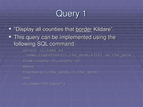 Ppt Spatial Databases Powerpoint Presentation Free Download Id412105