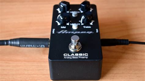Ampeg Classic Analog Bass Preamp Pedal Review All Things Gear