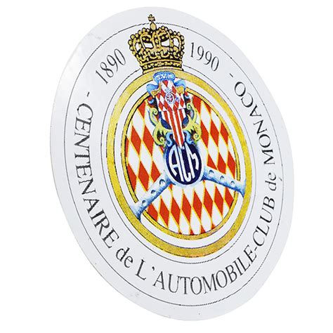 AUTOMOBILE CLUB DE MONACO 100周年記念ステッカー イタリア自動車雑貨店 イタリア車のパーツとグッズの公式