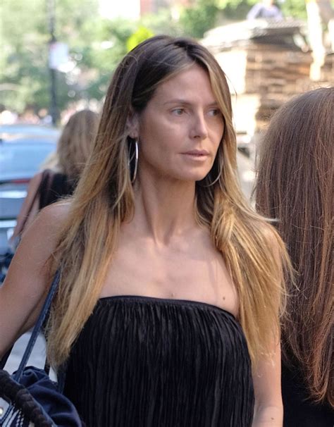 Heidi Klum Out Make Up Free In New York 06132017 Hawtcelebs