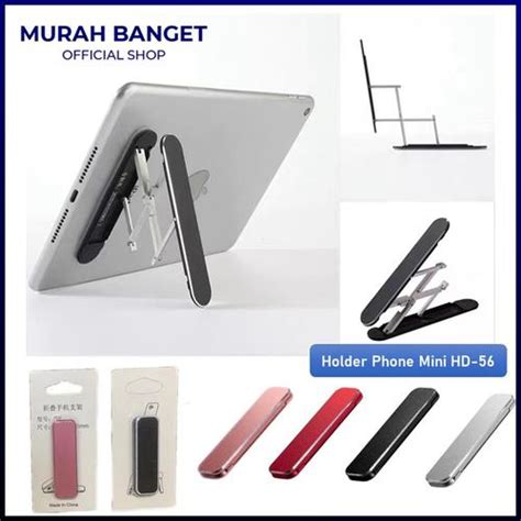 Jual Phone Holder Mini Lipat Hd Holder Stand Hp Tempel Universal Jakarta Pusat Murah