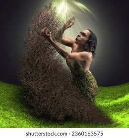 Woman Transforming Into Tree High Resolution AI Generated Image 2360163575 Shutterstock