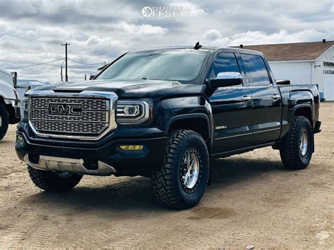2017 Gmc Sierra 1500 With 18x9 12 Kmc Km549 And 35 12 5r18 Haida Hd878