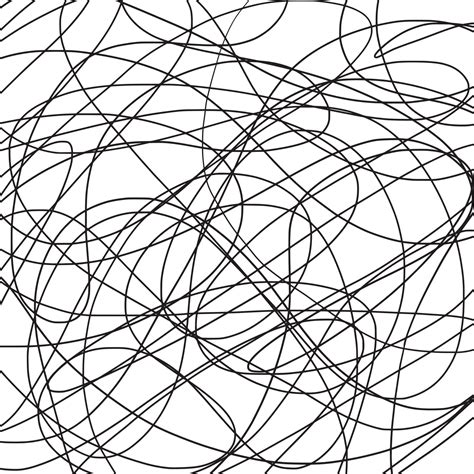 Scribble Lines Hand Drawn Seamless Pattern 12886937 Vector Art At Vecteezy