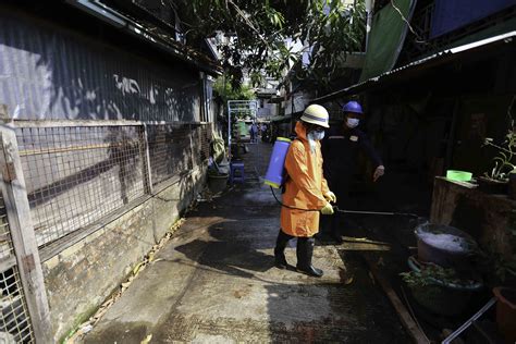 Dvb ဧည့်လမ်းညွှန်နေခဲ့သည့် အိမ်နှင့်လမ်းကို ဝင်ထွက်ခွင့်ပိတ်ပြီး ပိုးသတ်ဆေးဖျန်း ဓာတ်ပုံ