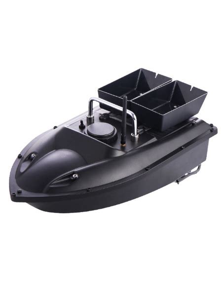 Прикормочный кораблик для рыбалки радиоуправляемый 2 лотка по 500гр Катер для прикорма рыб с