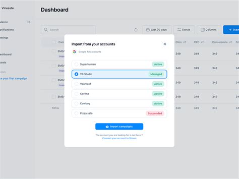 Shown Ai • Create A New Ad Campaign Modals By Juliette Lagache On Dribbble
