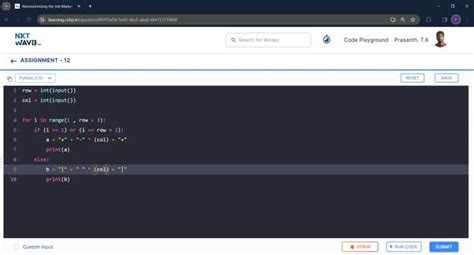 How I Solved One Python Problem Using Charecters Prasanth Tk Posted