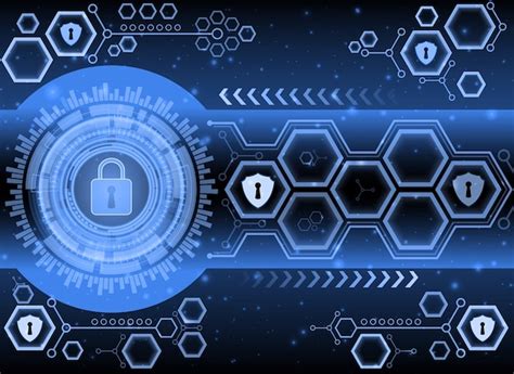 추상적 인 기술 개념 배경 프리미엄 벡터