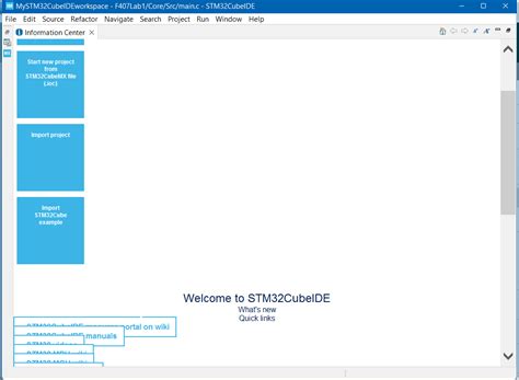 Hi I Am New To Stm32cubeide And Have Just Instal Stmicroelectronics Community