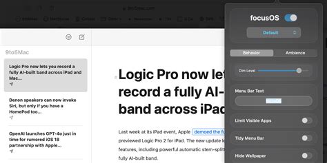 Apportez La Concentration De Lipad Une Application à La Fois Sur Votre Mac Avec Cette