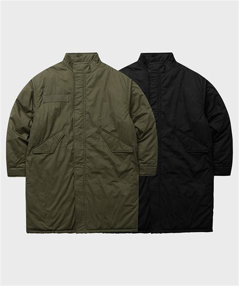 입점기념남녀공용 오버핏 개파카 피쉬테일 롱 야상 패딩 점퍼 에이블리