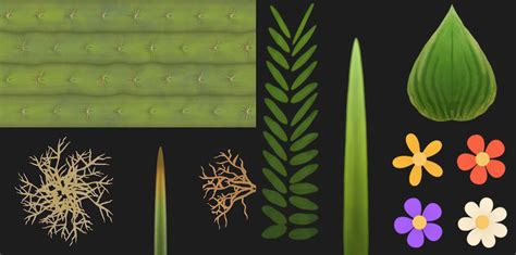 Texture Atlases Creating Foliage Texture And Meshes Roblox Staff