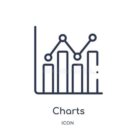 Linear Charts Icon From Business And Analytics Outline Collection Thin Line Charts Vector