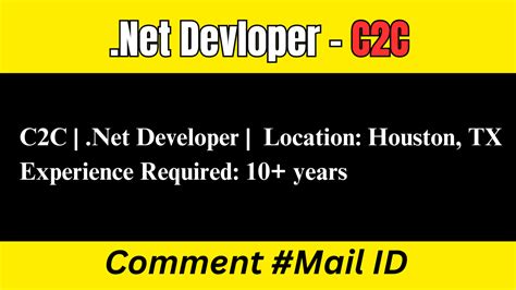 c2c requirement developer dallas tx day 1 onsite