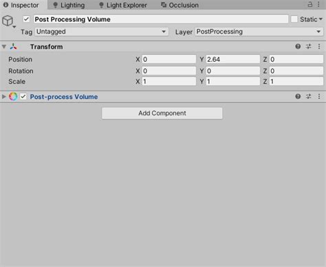 Post Processing With Built In Render Pipeline Unity Engine Unity Discussions