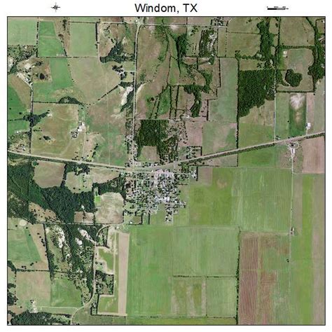 Aerial Photography Map Of Windom Tx Texas