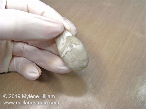 Epoxy Resin Clay Heart Necklace With Swarovski Crystals Mill Lane Studio