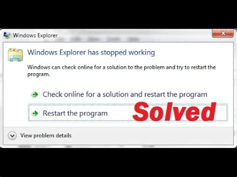 Windows Explorer Is Not Responding Windows Kumcitizen