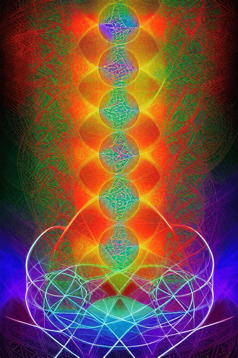 Binary Code Dna And Sacred Geometry An Explosive Psychedelic Graphic